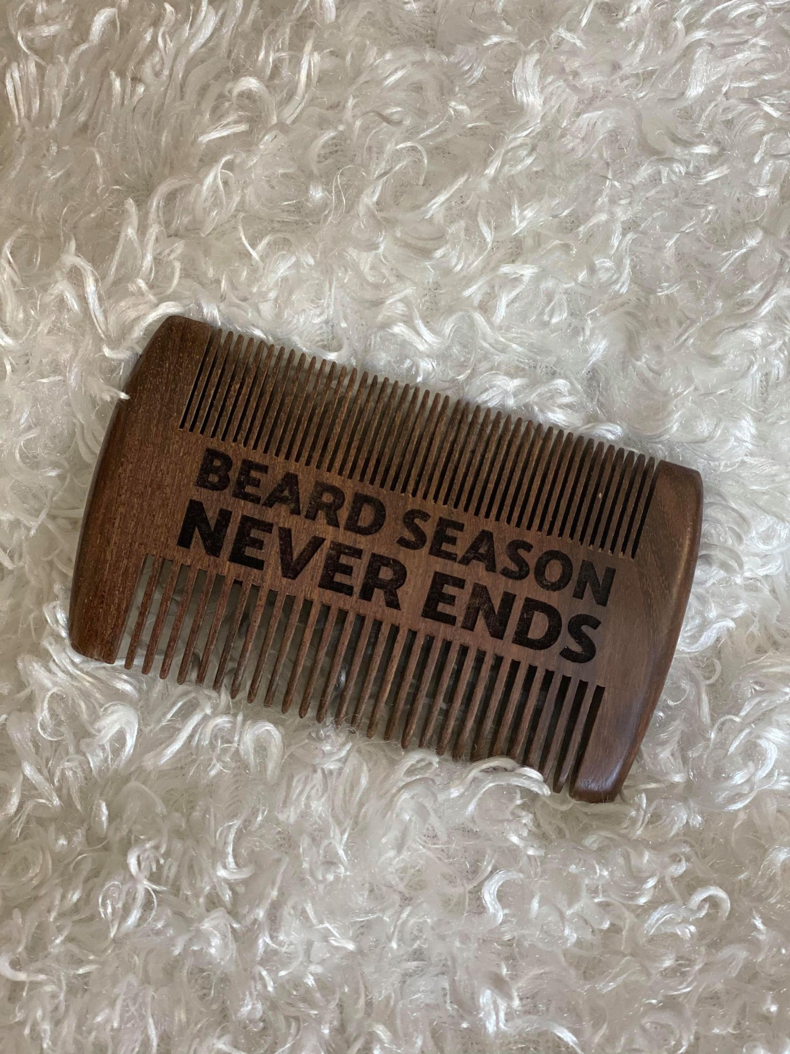 Genuine Wood Beard Comb - KW Custom Creations 2